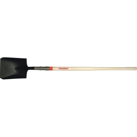 Razor-Back Square Point Shovel, 9-1/2 in W Blade, Steel Blade, 48 in L ...