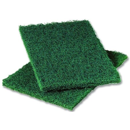Scotch-Brite Scouring Pad, 9 in L, 6 in W, Green 86 | Zoro