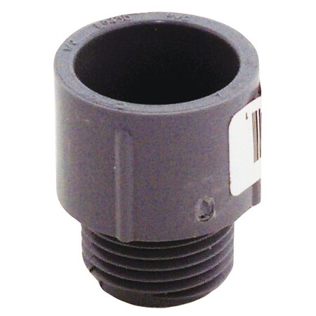 Carlon Conduit Fitting Threaded, PVC Coated, Gray E943D-CTN | Zoro