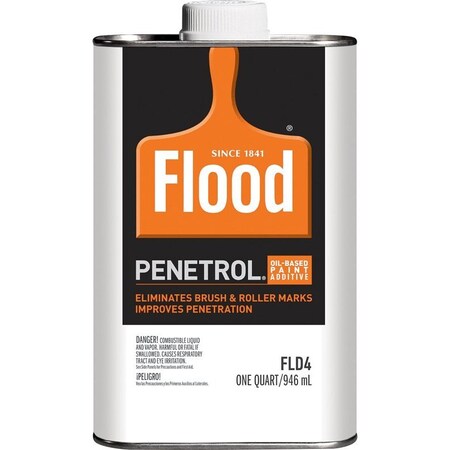 Flood Paint Additive, Liquid, Hydrocarbon, Clear, 1 qt FLD4-04 | Zoro