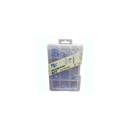 Midwest Fastener MIDWEST FASTENER 14993 Handyman Fastener Kit, 336 ...