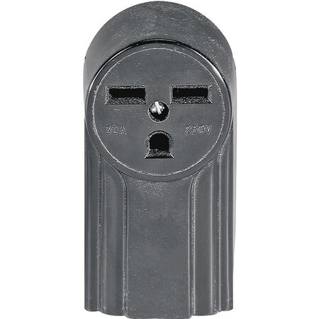Eaton Wiring Devices WD Power Receptacle, 2 Pole, 250 V, 30 A, NEMA ...