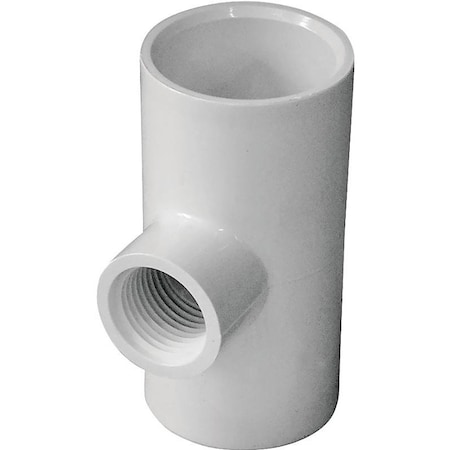 Genova Thrifco Plumbing 8114766 Pipe Tee, 1 x 12 in, Slip Joint x ...