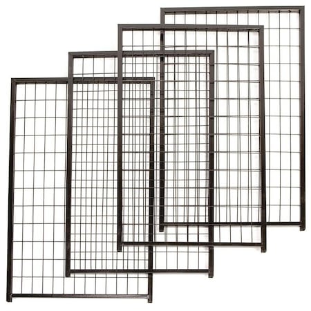 Stephens Pipe & Steel Dog Kennel Panel, 212 ft OAW, 4 ft OAH ...