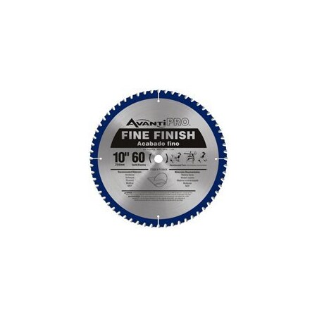 Avanti Pro Avanti Pro P1060X Circular Saw Blade, 10 in Dia, 5/8 in ...