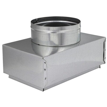 Imperial Duct Boots, 8 in L, 6 in W, 10 in H, 30 ga Gauge, Steel ...