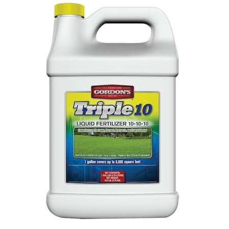 Gordons Triple 10 Fertilizer 101010, Liquid, Ammonia, Colorless, 1 gal ...