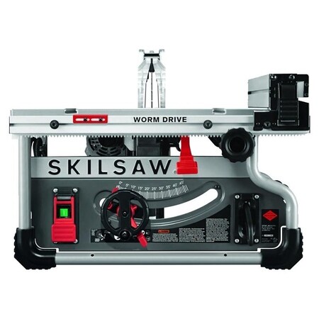 Skil Portable Worm Drive Table Saw, 120 VAC, 15 A, 814 in Dia Blade, 58 ...