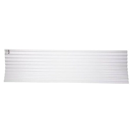 Tuftex SeaCoaster Series Roof Panel, 12 ft L, 26 in W, Corrugated ...