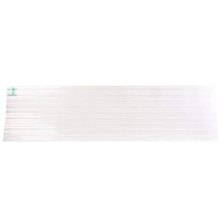 Tuftex PolyCarb Series Greca Roof Panel, 10 ft L, 26 in W, Corrugated ...