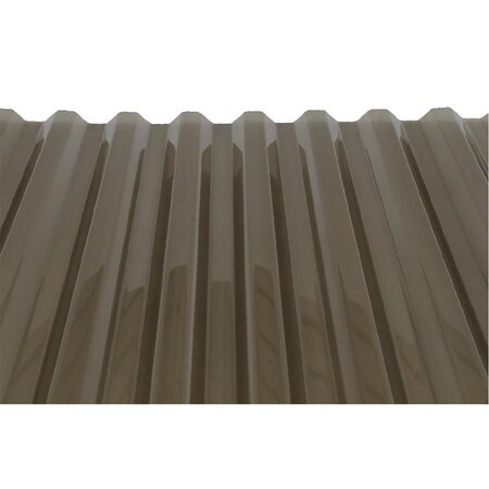 Tuftex PolyCarb Series Greca Roof Panel, 10 ft L, 26 in W, Corrugated ...