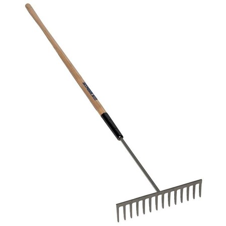 Seymour Midwest S550 Forged Series Asphalt Rake, 78 in OAL, 4 in L Tine ...