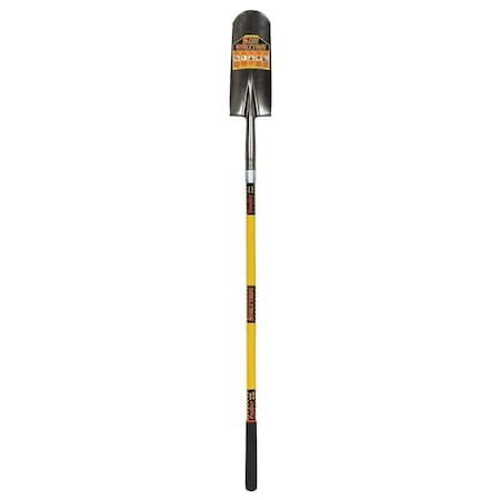 Structron S700 Drain Spade Shovel, 6 in W 14 ga Steel Blade, 48 in L ...