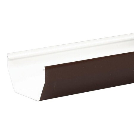 Amerimax Home Products Contemporary Gutter, 10 ft L, 5 in W, Vinyl ...