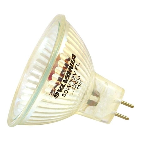 Sylvania Halogen Bulb, 50 W, GU53 Lamp Base, MR16 Lamp, 600 Lumens ...