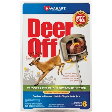 Havahart Safer Deer Off Deer Repellent Station, Weatherproof, Repels ...