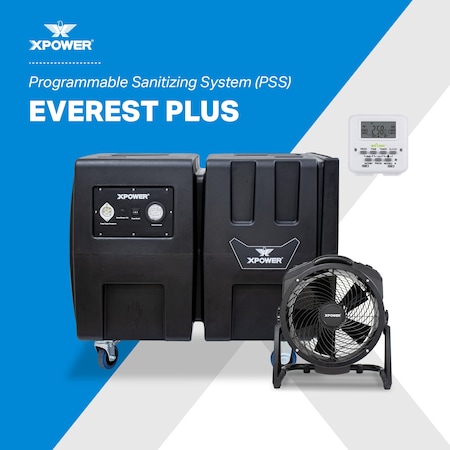 Xpower Everest PLUS Programmable Sanitizing System, Automatic Overnight ...