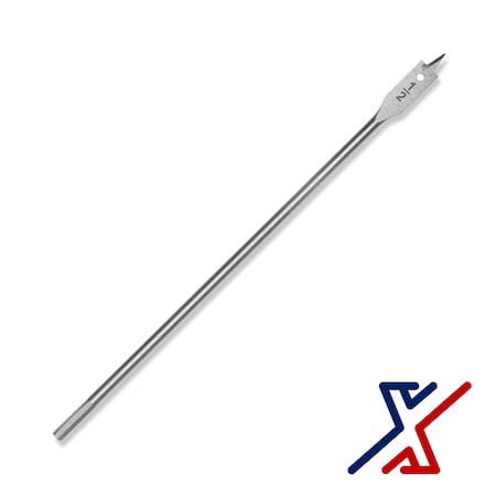 X1 Tools 1/2 in. x 16 in. Long Spade Bit / Paddle Bit / Wood Bit 2 Bits ...