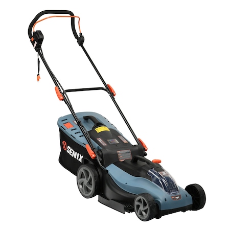 Senix 20-Inch 125 cc 4-Cycle Gas Powered Push Lawn Mower, Side ...