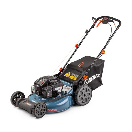 Senix 21-Inch 150 cc 4-Cycle Gas Powered Self-Propelled Lawn Mower, 3 ...