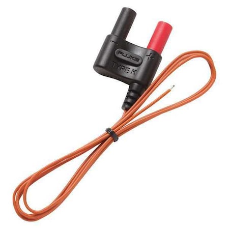 Fluke Bead Wire Temp Probe, -40 to 500 Deg F 80BK-A | Zoro