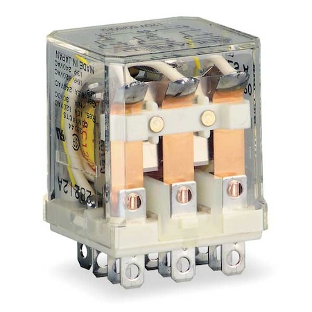 Schneider Electric General Purpose Relay, 120V AC Coil Volts, Square ...
