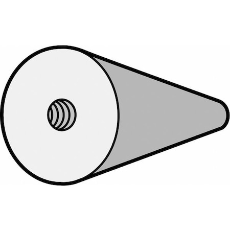 Norton Abrasives Gemini Grinding Cone, Sq Tip, 1.5Dia, 3 L, 24GR, AO ...