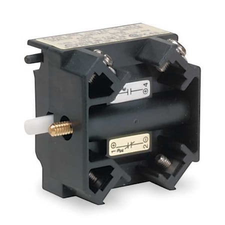 Schneider Electric Contact Block, 1NO, 30mm 9001KA52 | Zoro