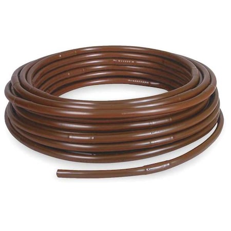 Rain Bird Emitter Tubing, 1/2 in, 100 ft, Brown ET63-100S | Zoro