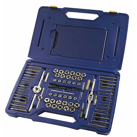 IRWIN HANSON Tap and Die Set,76 pc,High Carbon Steel (26376) | Zoro