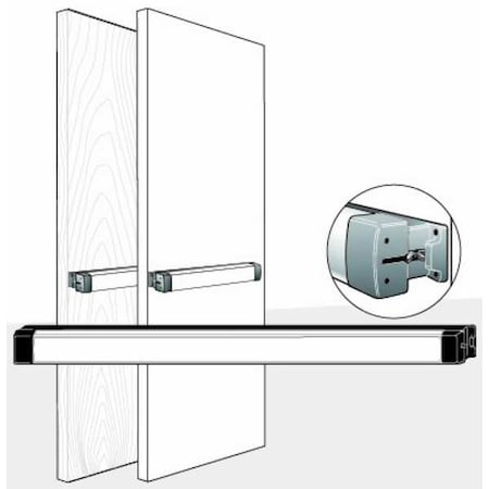 Adams Rite Rim Starwheel Bolt, Exit Device, Satin 8701-36 | Zoro