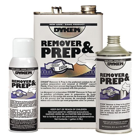 Dykem Layout Fluid Remover and Prep, 930ml 82638 | Zoro