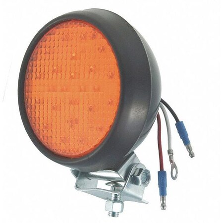 Grote Strobe Light, Yellow, Permanent, LED 77193 | Zoro