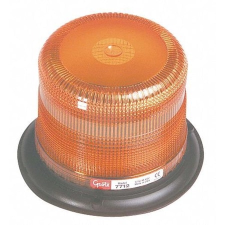Grote Strobe, Yellow, Pipe/Flange, Incandescent 77123 | Zoro