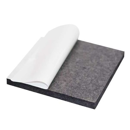 Zoro Select Felt Sheet, F3, 1/4 In Thick, 12 x 12 In 2FJA9 | Zoro