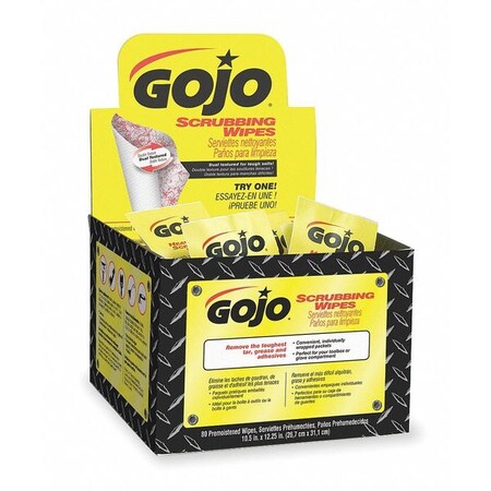 Gojo White/ Red Hand Cleaning Wipes Box 6380-04 | Zoro