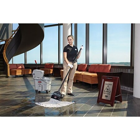 Rubbermaid Commercial 11 gal WaveBrake Side Press Mop Bucket and ...