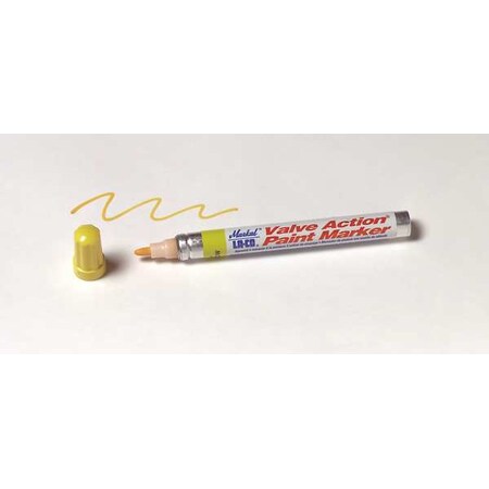 Markal Paint Marker, Medium Tip, Yellow Color Family, Paint 96821 | Zoro