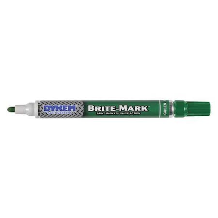 Dykem Paint Marker, Medium Tip, Green Color Family, Paint 84007 | Zoro
