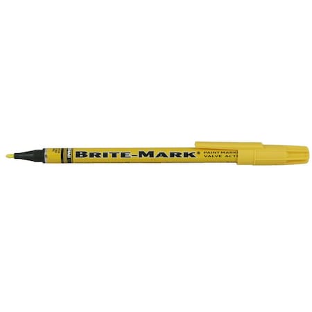 Dykem Paint Marker, Fine Tip, Yellow Color Family, Paint 41006 | Zoro