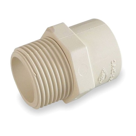 Zoro Select CPVC Adapter, Schedule SDR-11, 1-1/2" Pipe Size, MNPT x CTS ...