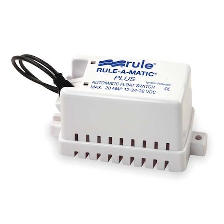 Rule NO Float Switch 12VAC to 24VAC to 32VAC 40A-GRA | Zoro