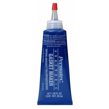 Permatex Anaerobic Anaerobic Gasket Maker, 50 mL, Red, Temp Range -65 ...
