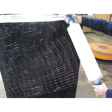 15A847 Pallet Netting Stretch Wrap 20" x 500 ft., Cast Style, Clear ...