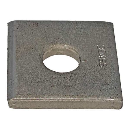 Zoro Select Channel Washer, 1/2 In, Silver, PK25 V500 1/2SS | Zoro