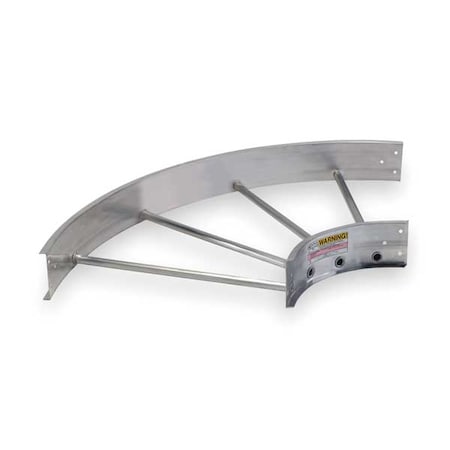 Cope Horizontal Elbow, 90 Degrees, 100 lb, 75 lb Capacity, Aluminum ...