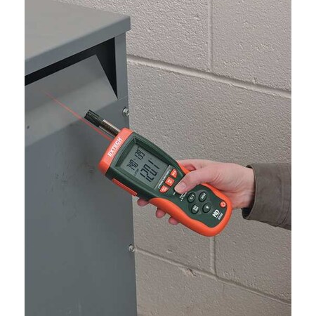 Extech Relative Humidity Meter, w/IR Thermometer HD500 | Zoro