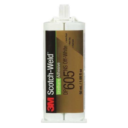 3M Scotch-Weld Urethane Adhesive, DP605NS Series, Off-White, Cartridge ...