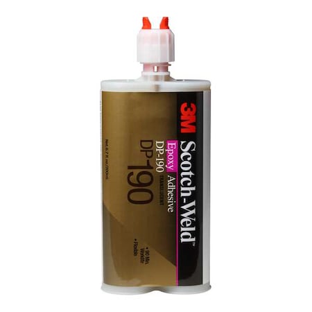 3M Epoxy Adhesive, DP190 Series, Clear, 1:01 Mix Ratio, 12 hr ...