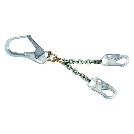 Honeywell Miller Positioning Lanyard, 25 in, Silver 6756RS-Z7/ | Zoro